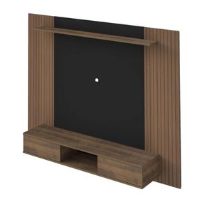 Painel Preto Pinho Ripado Artely Nevada - Novalar