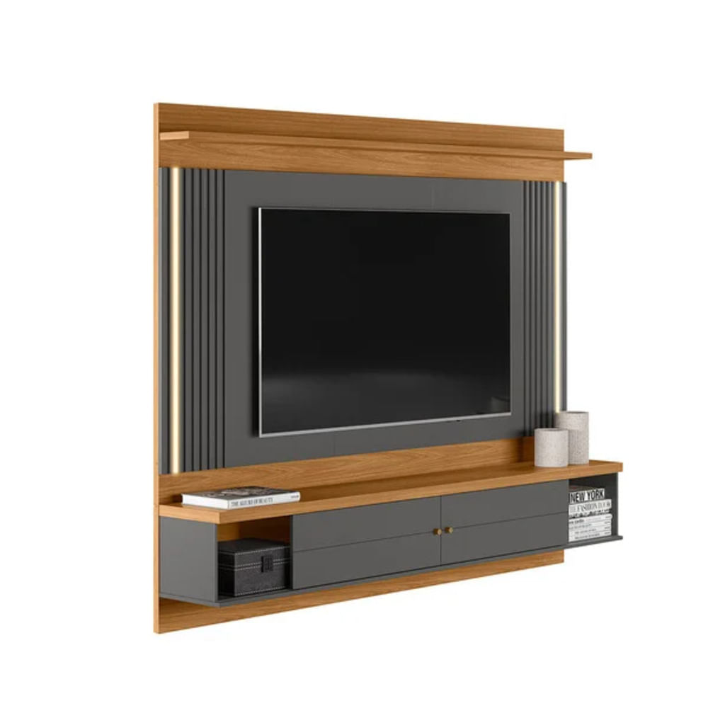 Painel Home Linea Brasil Barcelona Até 75 Polegadas - Novalar